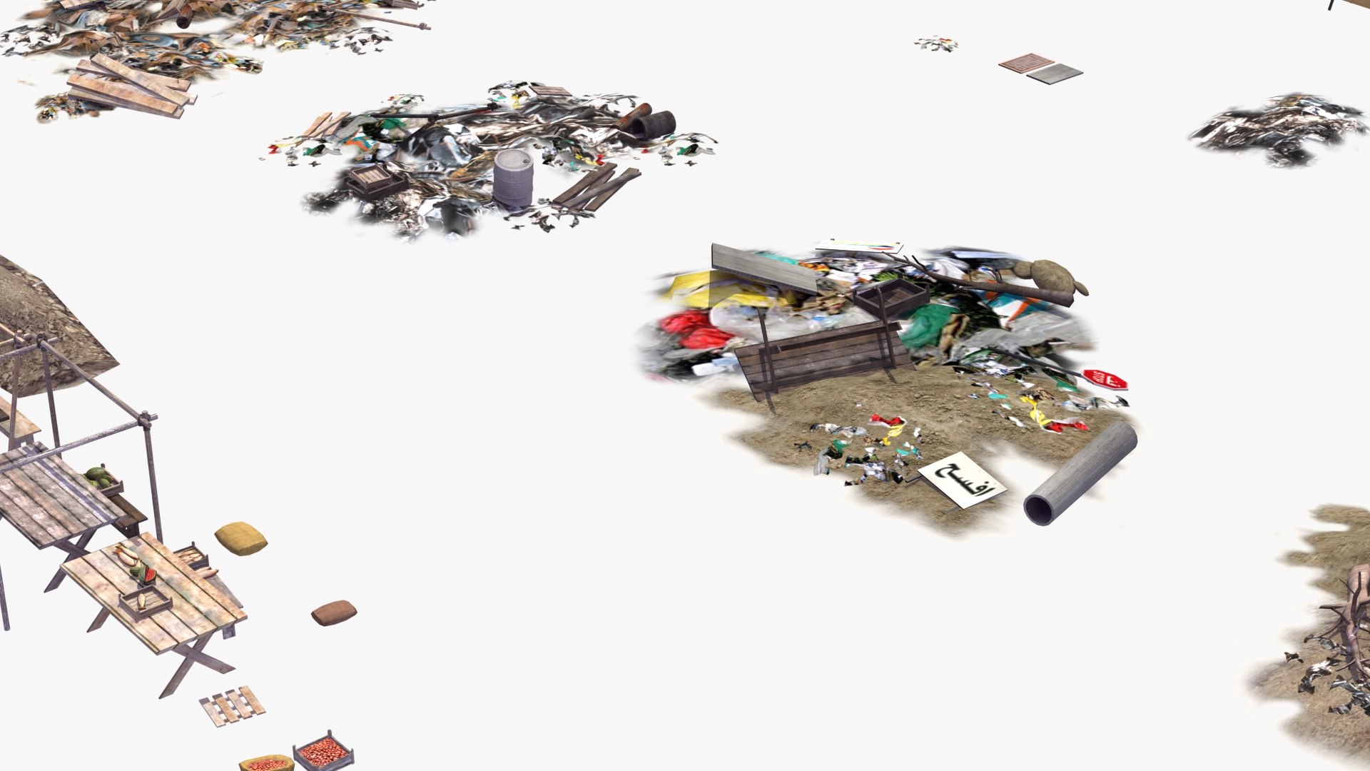 Trash Pile Builder 3D - TurboSquid 1854731