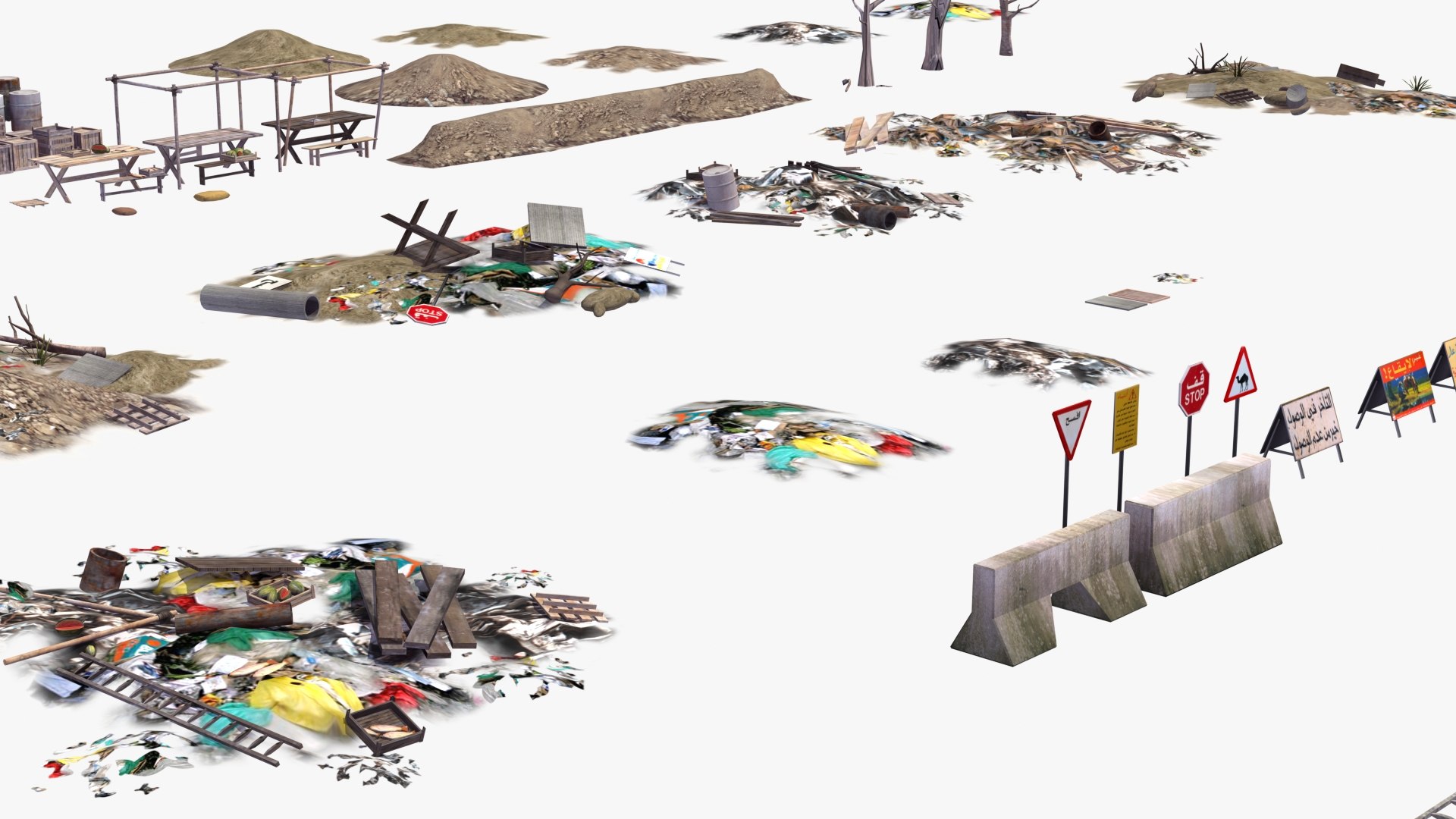 Trash Pile Builder 3D - TurboSquid 1854731