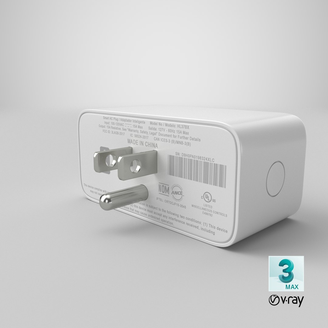 Generic Smart Plug 3D Model 3D Model - TurboSquid 2120753