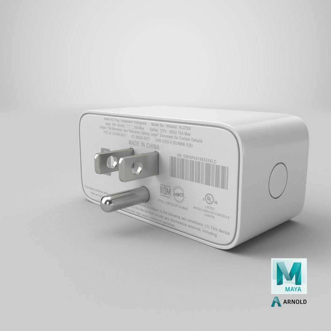 Generic Smart Plug 3D Model 3D Model - TurboSquid 2120753