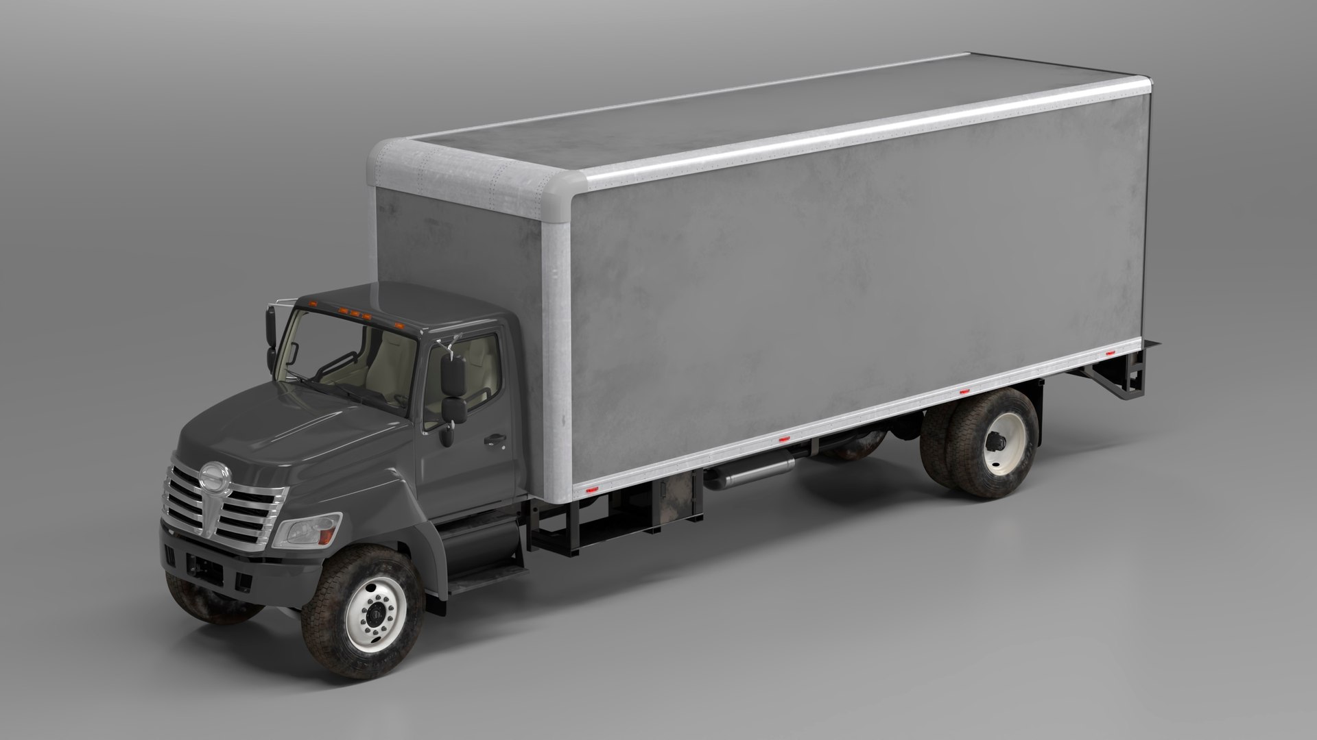 3D Cargo Box Truck Rigged - TurboSquid 2218393
