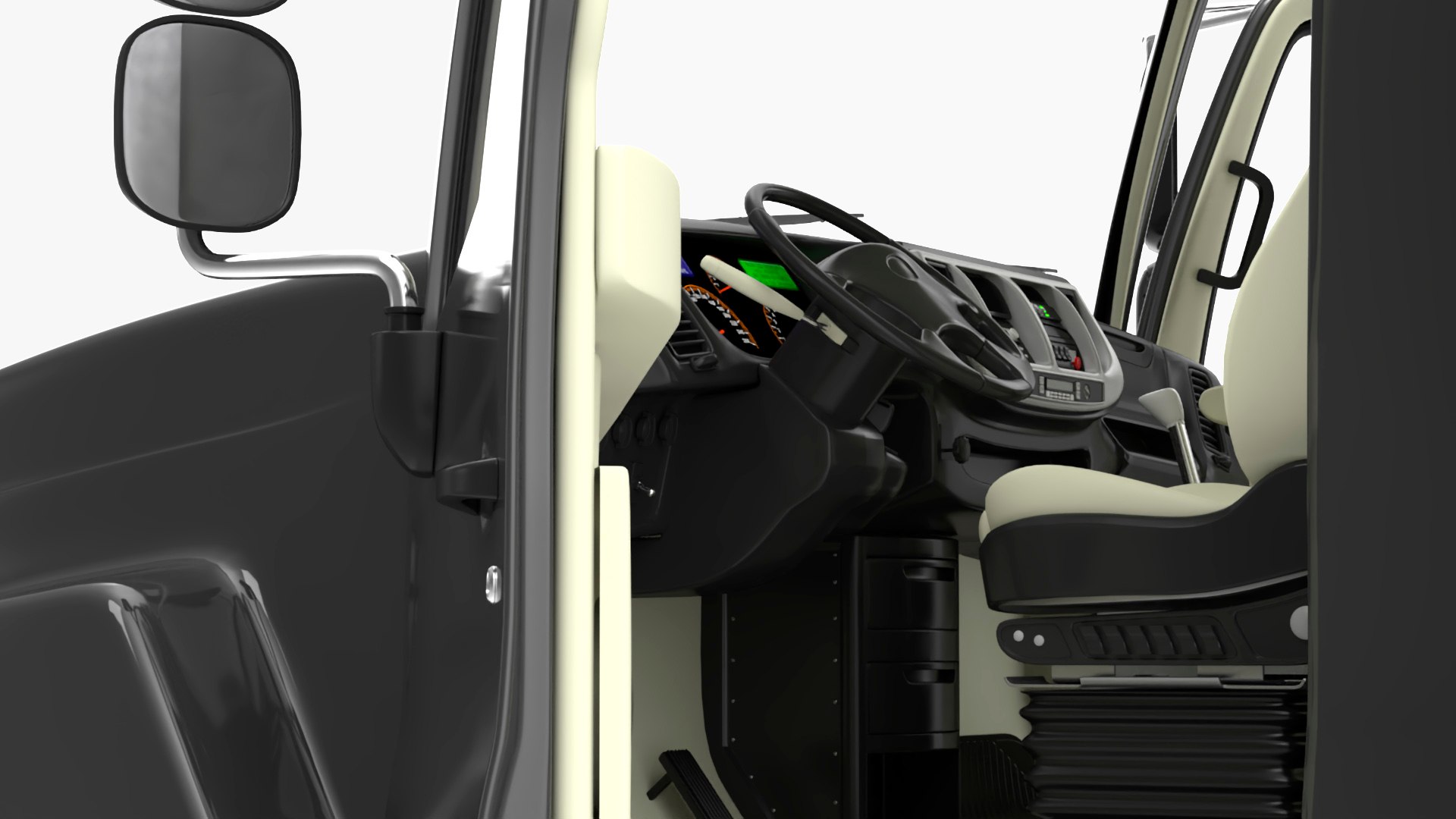 3D Cargo Box Truck Rigged - TurboSquid 2218393