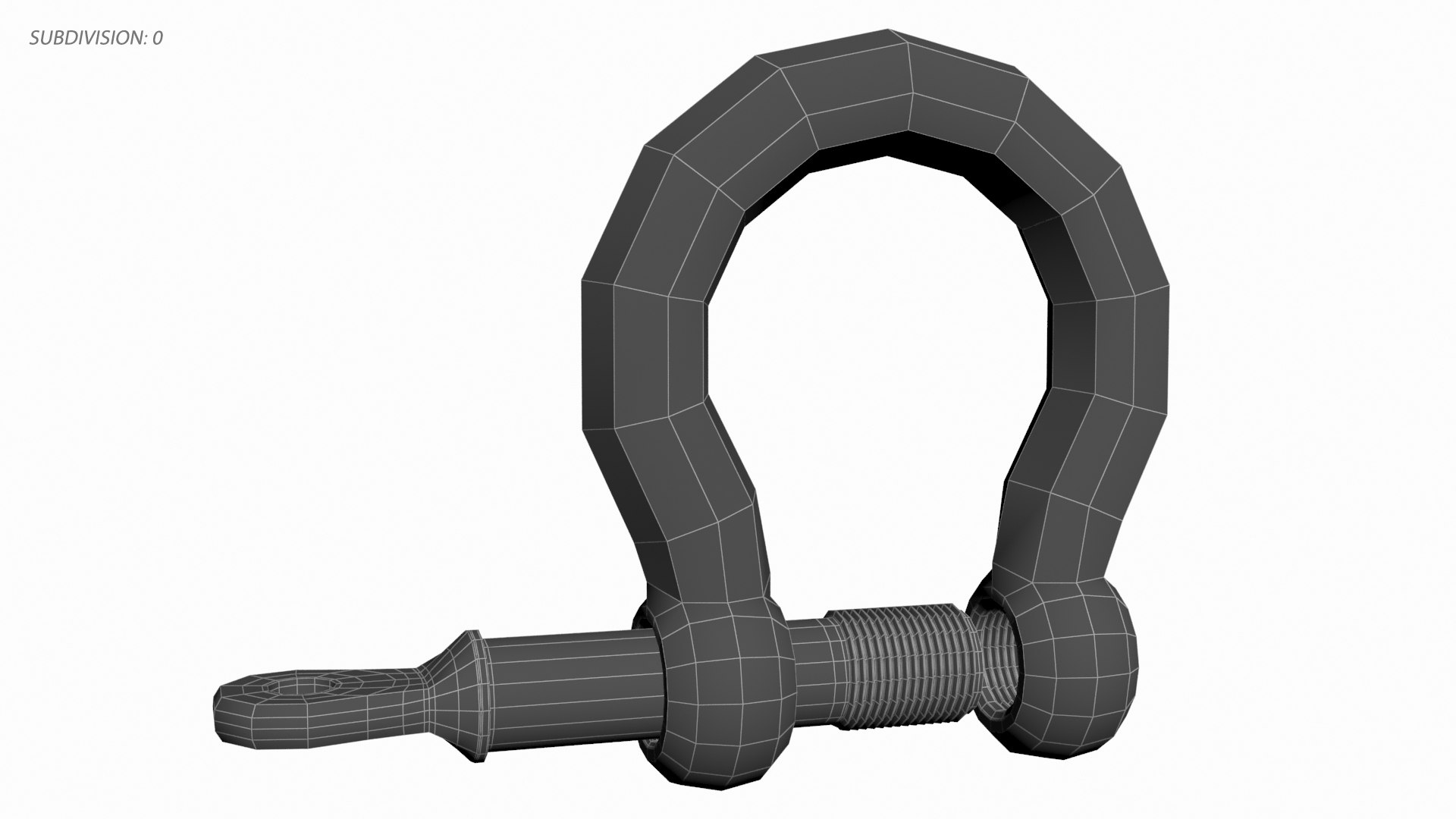 D-Shackle 3D Model - TurboSquid 2334786