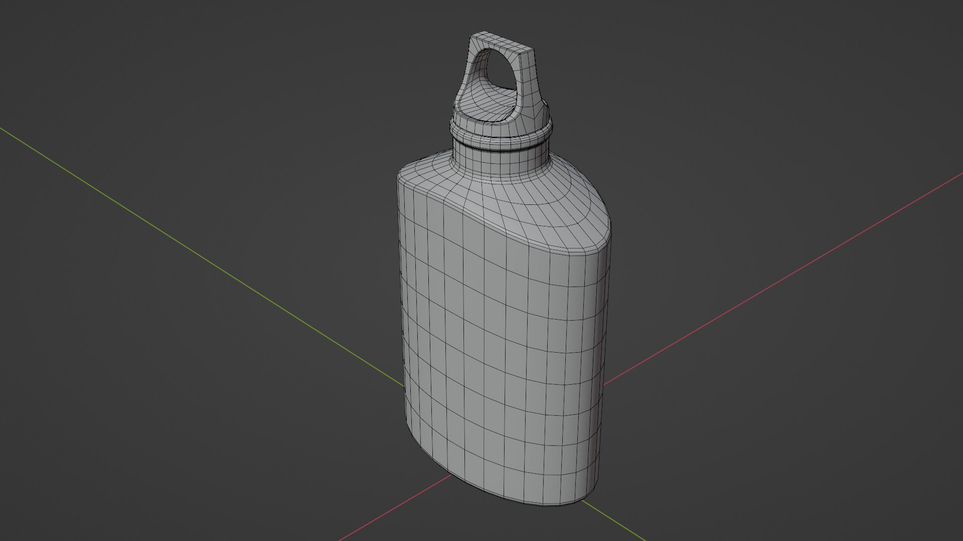 3D Model Flask Canister Camo Scraped - TurboSquid 2327822