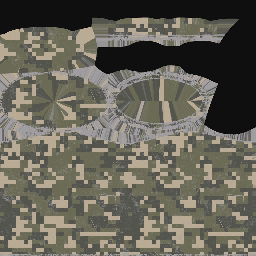 3D Model Flask Canister Camo Scraped - TurboSquid 2327822