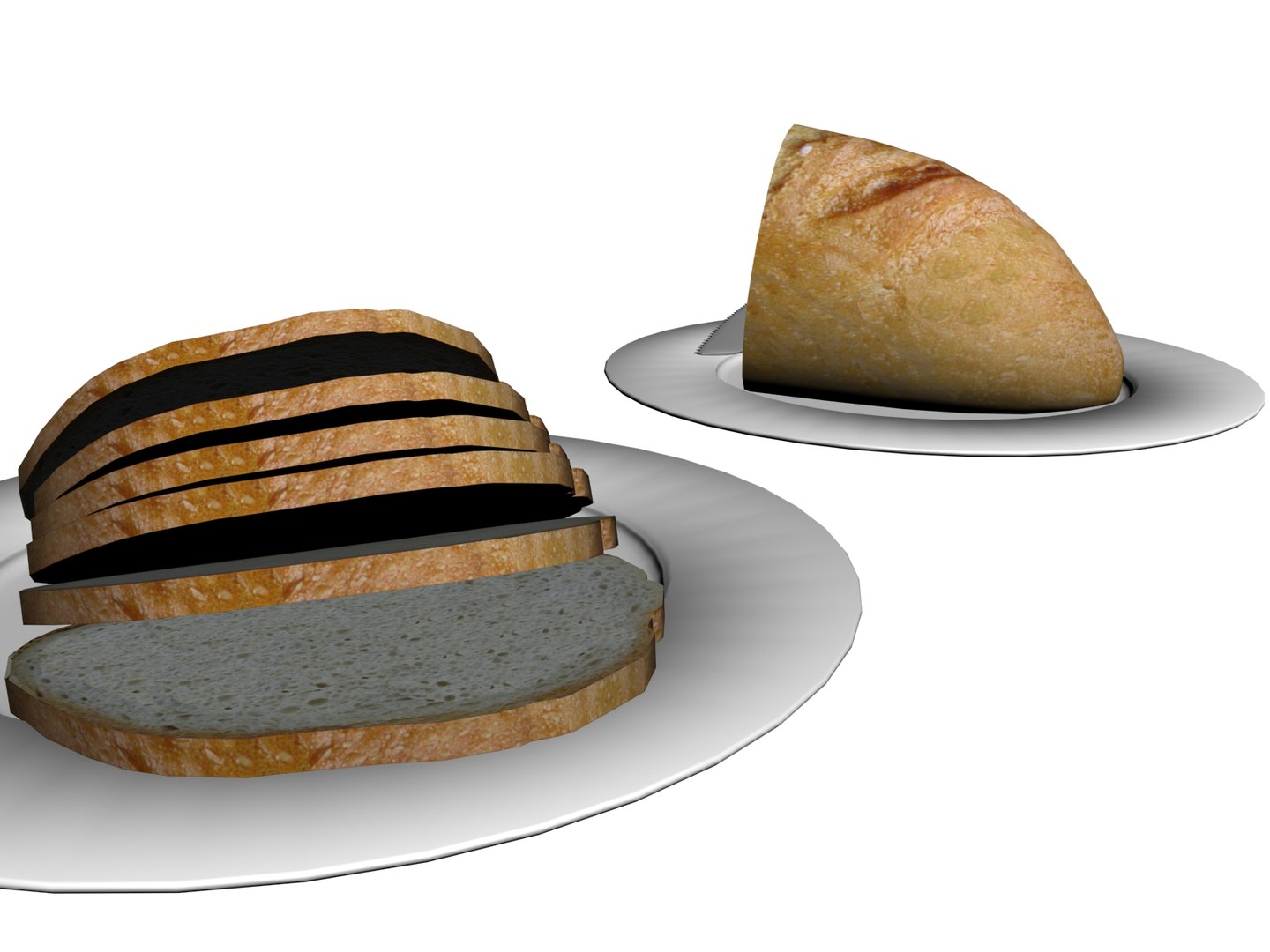 3D model bread cut - TurboSquid 1449058