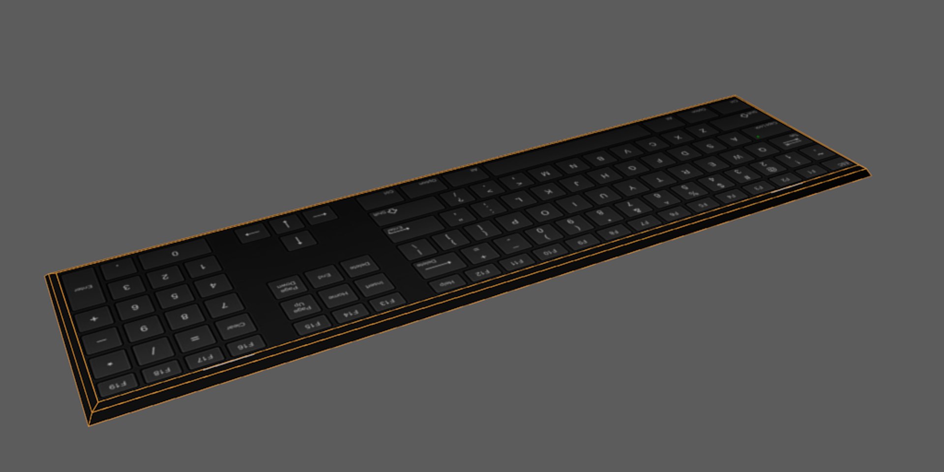 3d Model Computer Keyboard