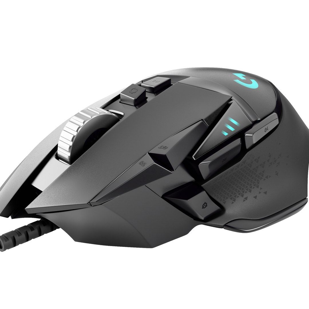 3D Logitech G502 Hero Computer Mouse Model - TurboSquid 2343454