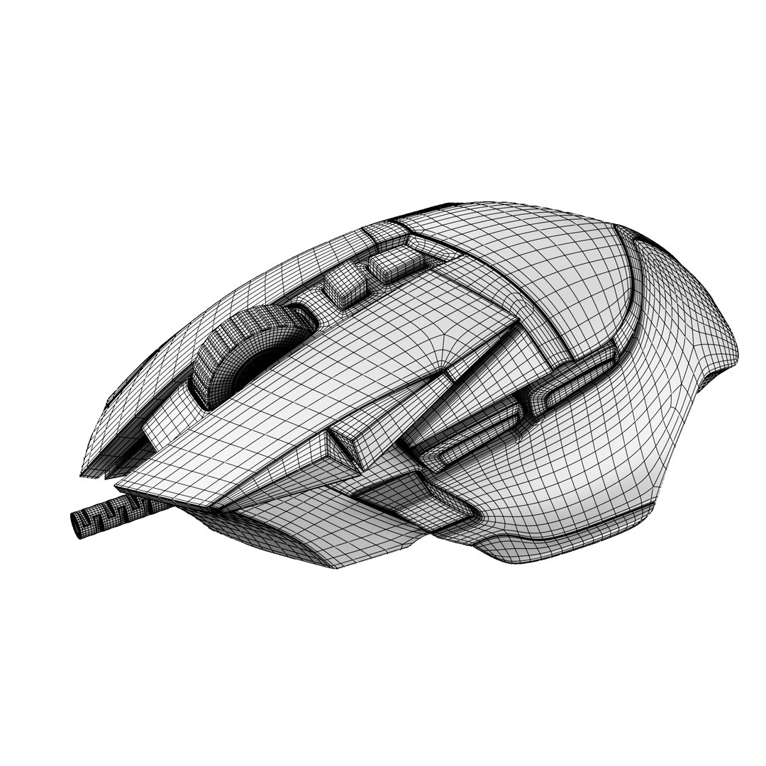 3D Logitech G502 Hero Computer Mouse Model - TurboSquid 2343454