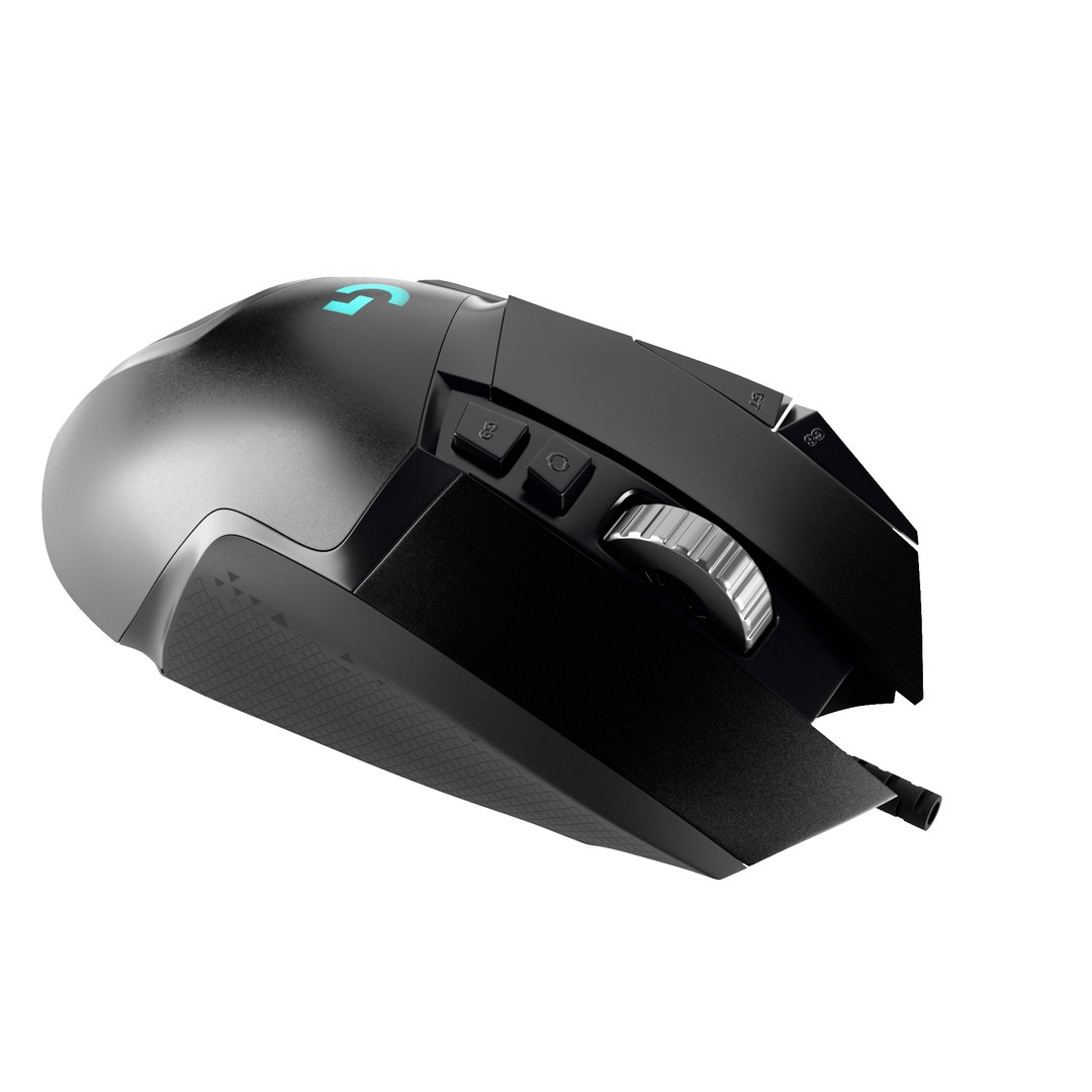 3D Logitech G502 Hero Computer Mouse Model - TurboSquid 2343454
