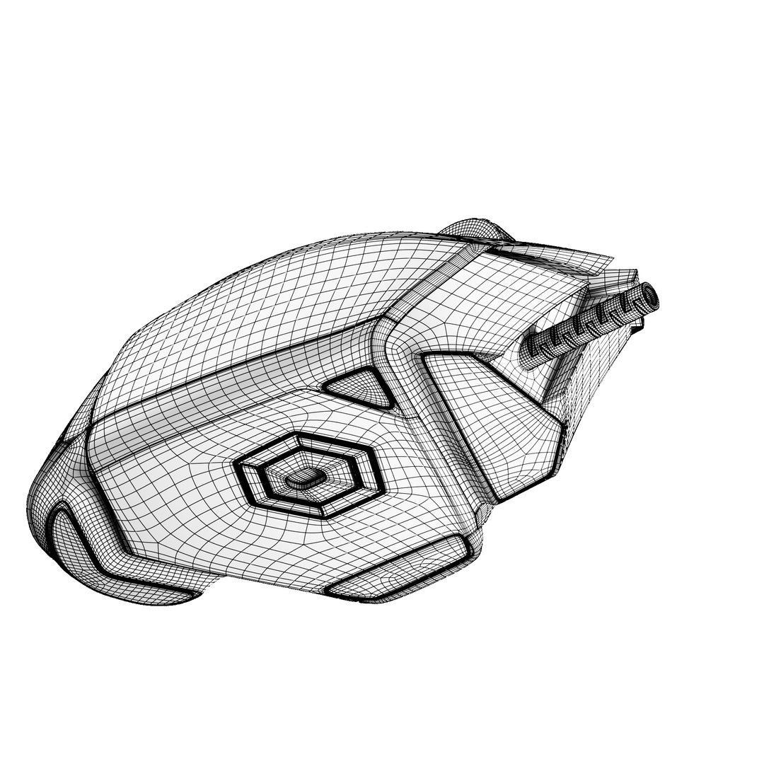 3D Logitech G502 Hero Computer Mouse Model - TurboSquid 2343454