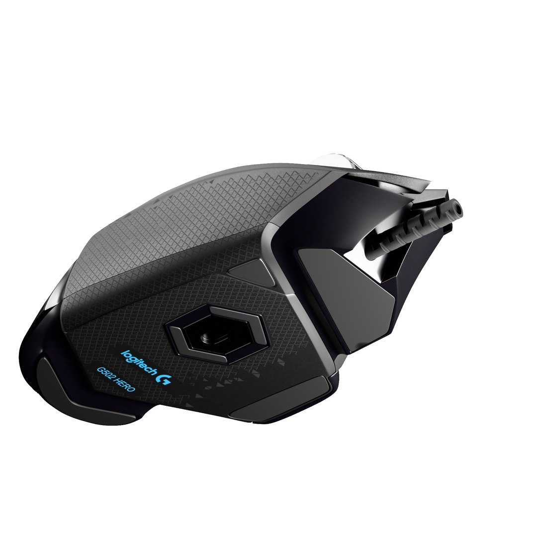 3D Logitech G502 Hero Computer Mouse Model - TurboSquid 2343454