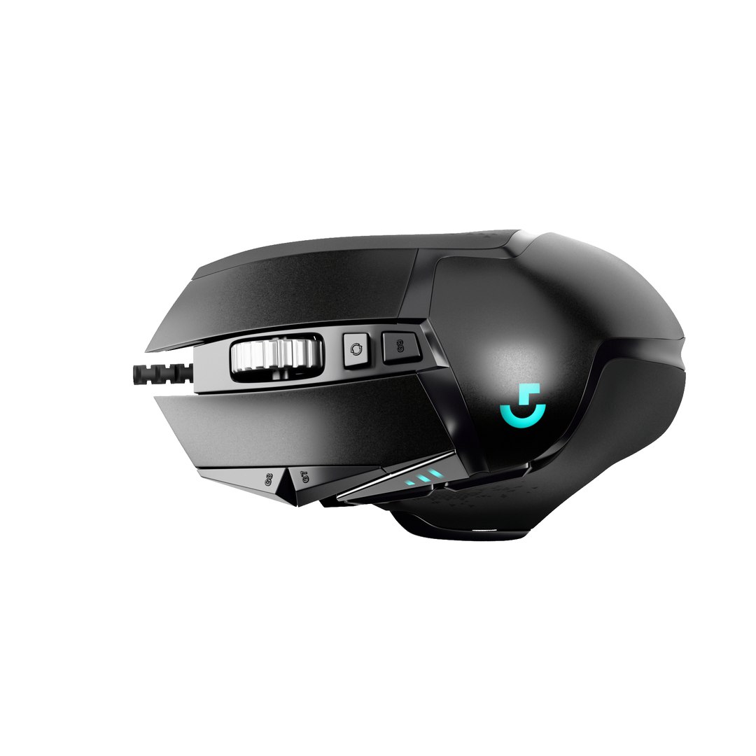 3D Logitech G502 Hero Computer Mouse Model - TurboSquid 2343454