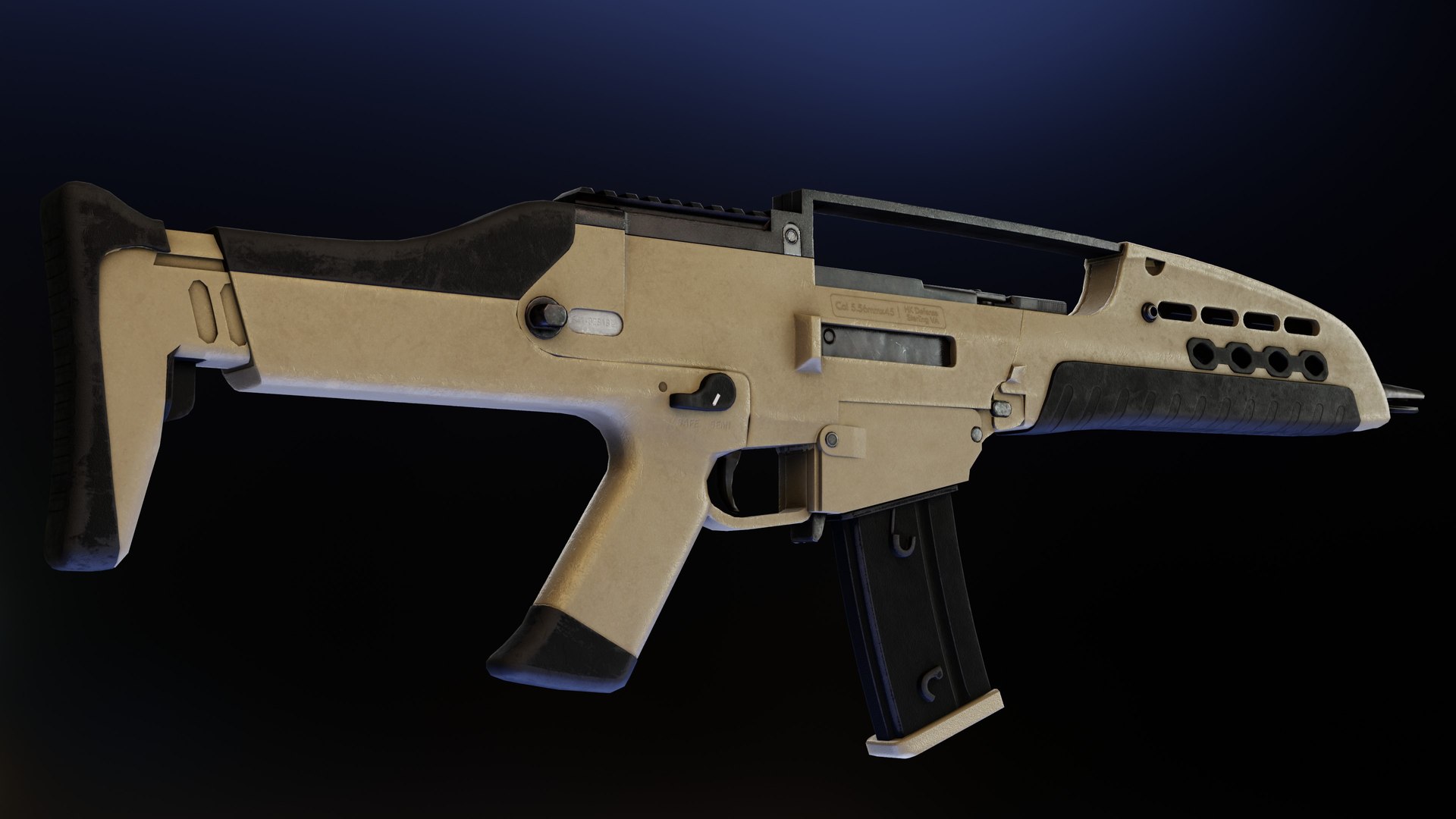 HK XM8 Tommy Build 3D Model - TurboSquid 1771337