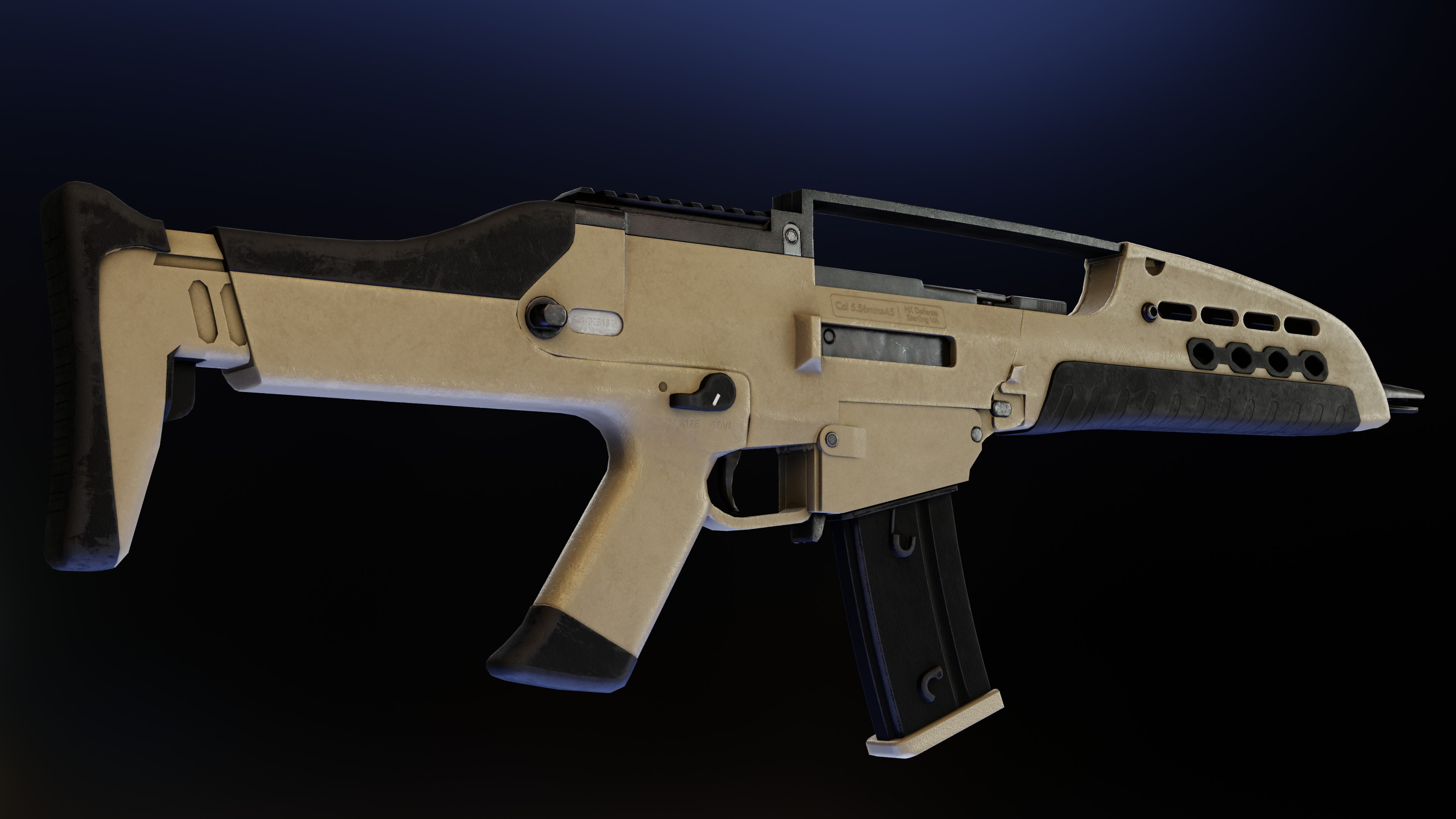 HK XM8 Tommy Build 3D model - TurboSquid 1771337