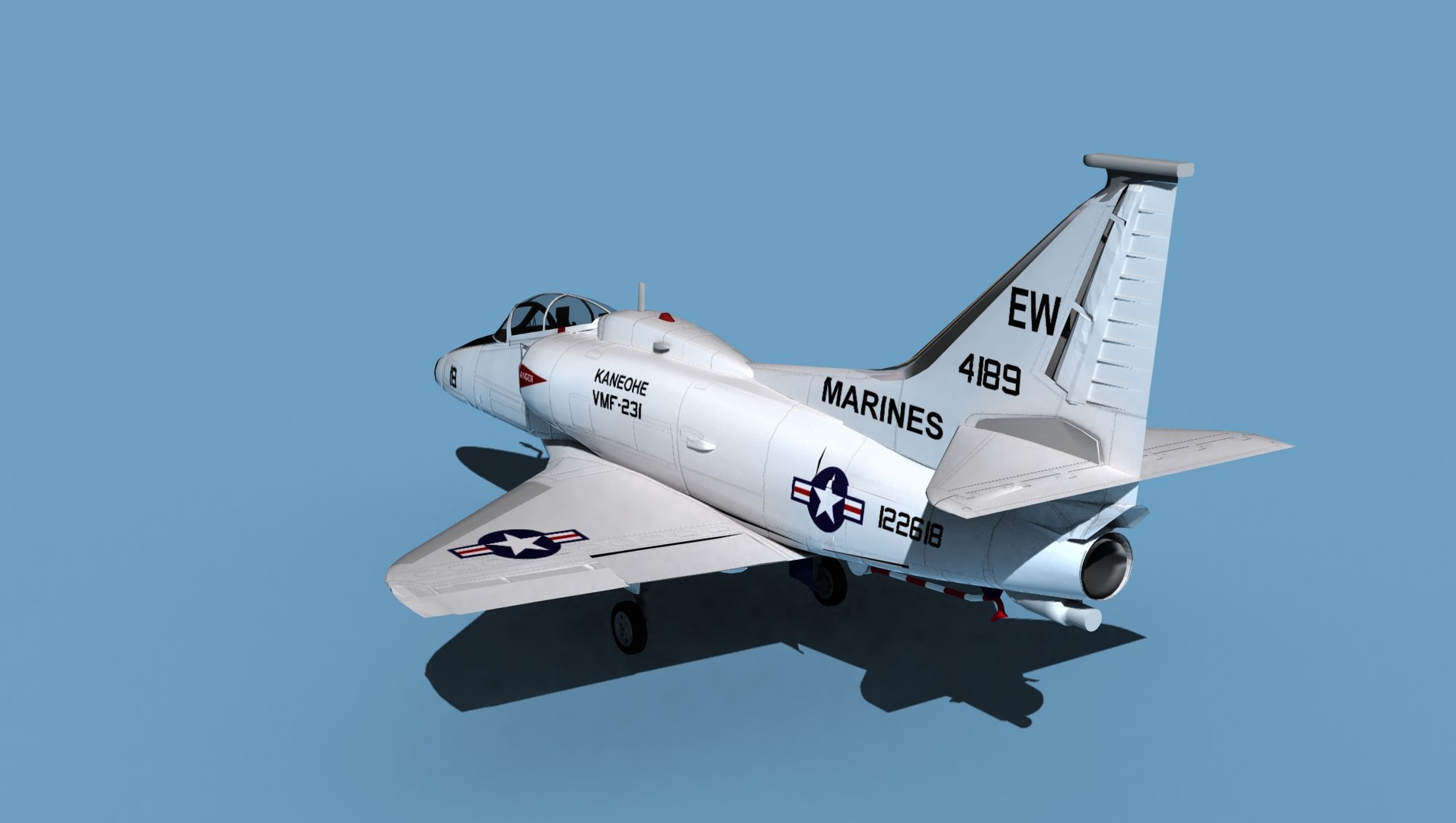 Douglas TA-4M Skyhawk V04 USMC 3D Model - TurboSquid 1918798