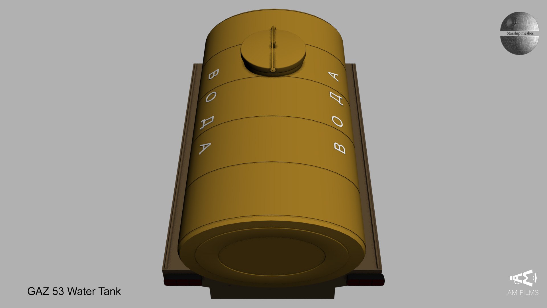 3D Gsz 53 Water Tank Model - TurboSquid 1771634