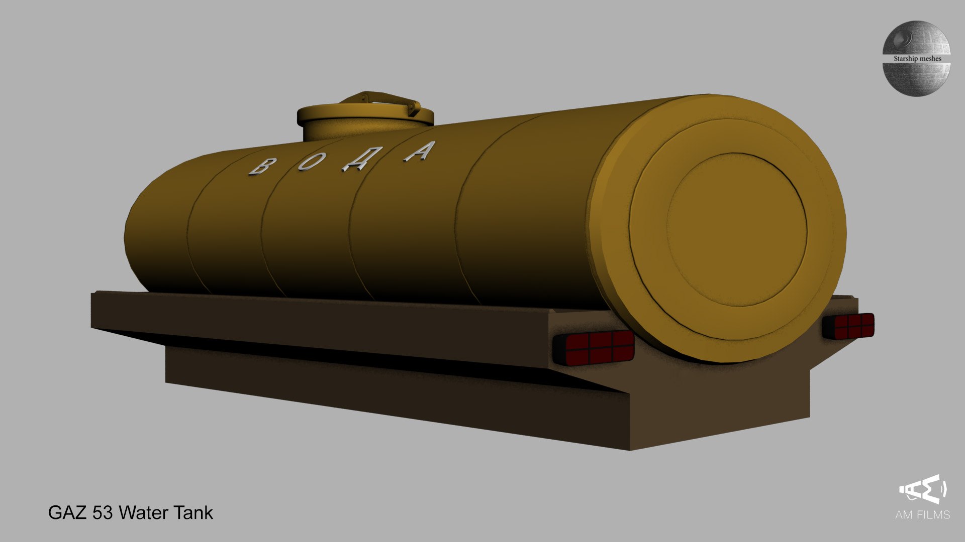 3D Gsz 53 Water Tank Model - TurboSquid 1771634