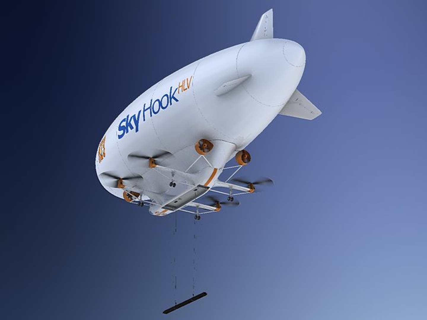 3d Airship Jhl-40 Model