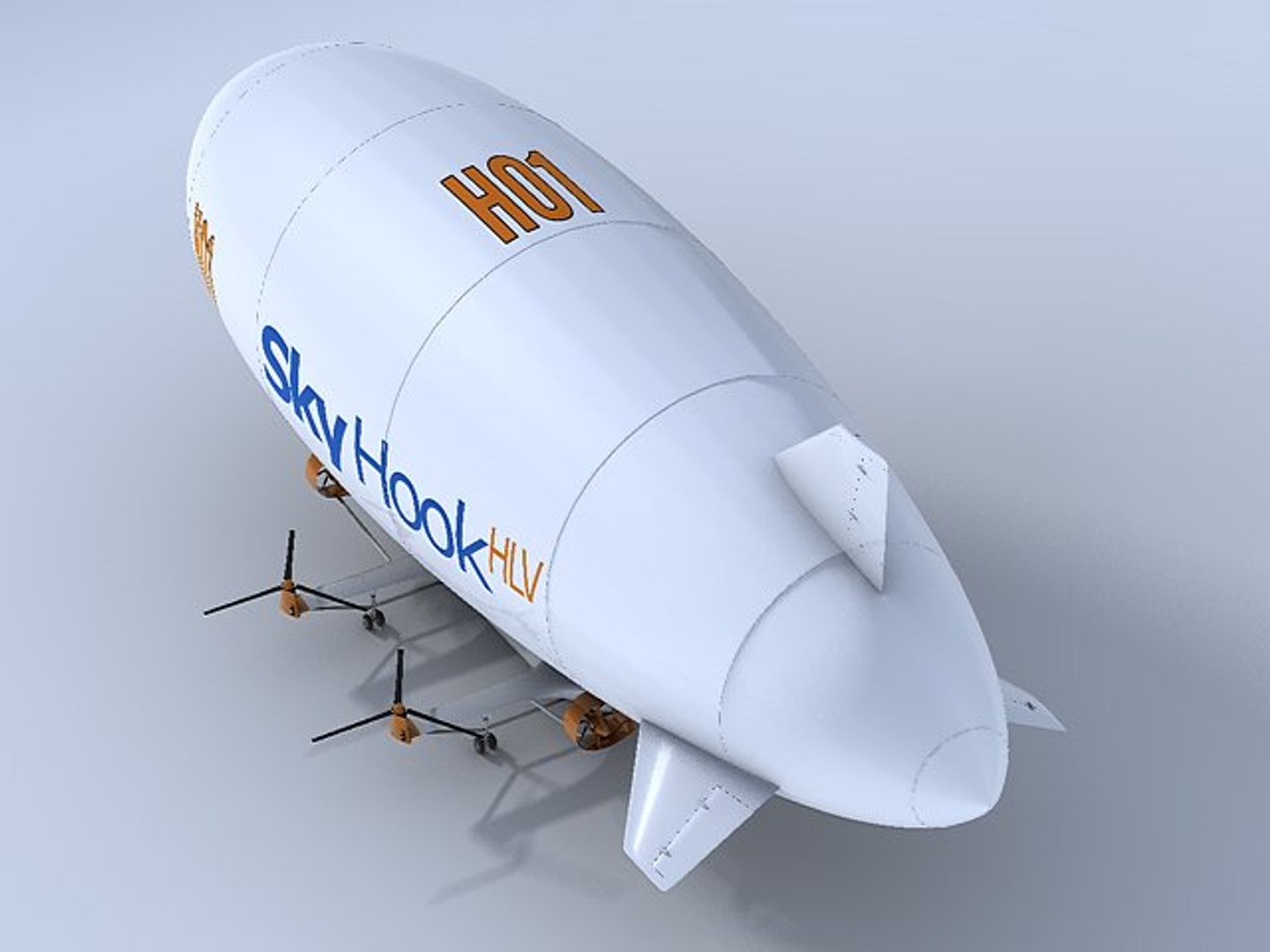 3d Airship Jhl-40 Model