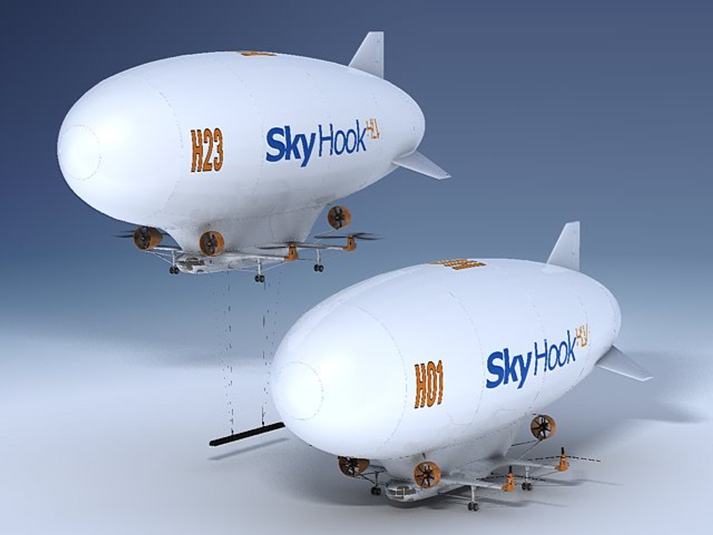 3d Airship Jhl-40 Model