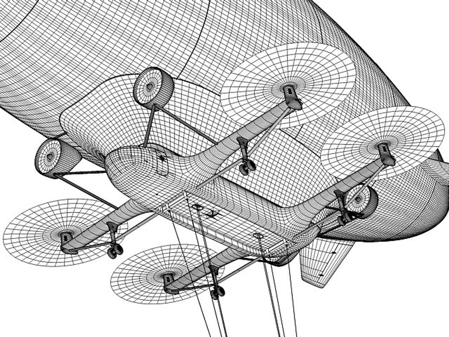 3d Airship Jhl-40 Model
