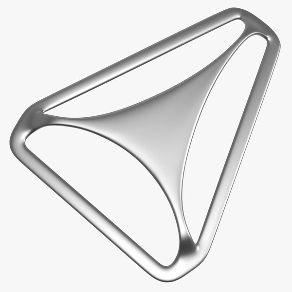 Triangle slide adjuster buckle 3D model - TurboSquid 1240729