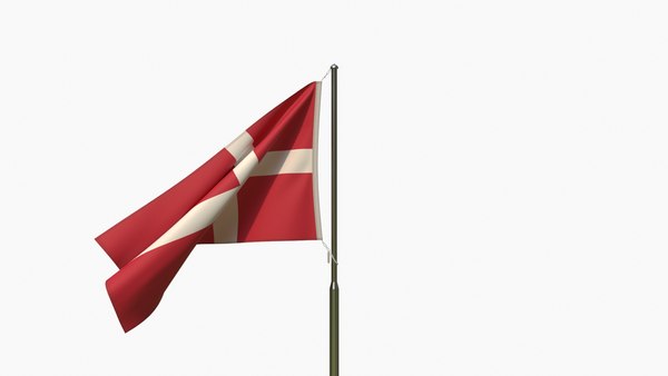 3D Animated Denmark Flag - TurboSquid 1795707