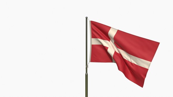 3D Animated Denmark Flag - TurboSquid 1795707