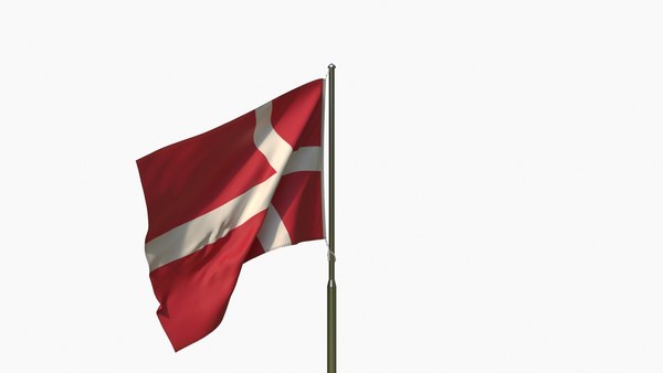 3D Animated Denmark Flag - TurboSquid 1795707