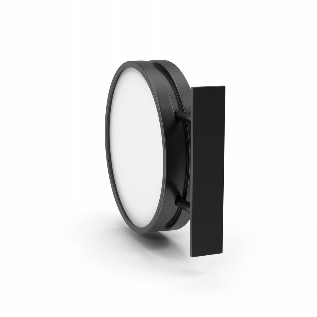 3D Round Wall Billboard Model - TurboSquid 1987981