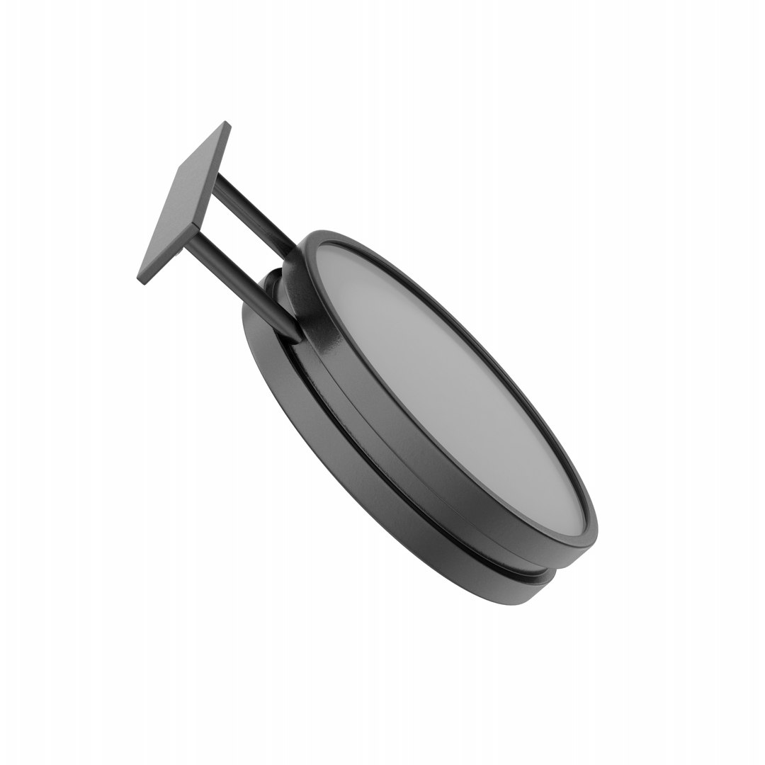 3D Round Wall Billboard Model - TurboSquid 1987981