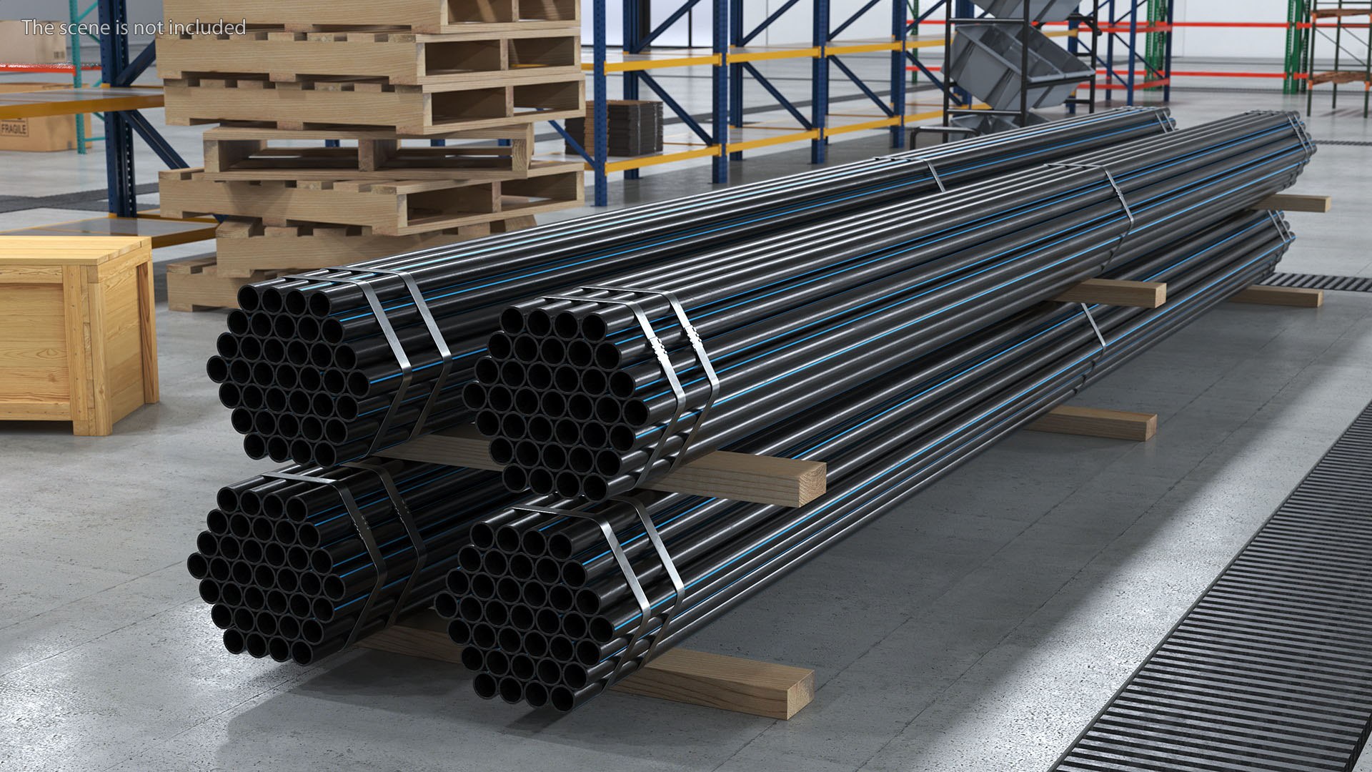 Plastic Pipes Bundle 6 Meters 3D Model - TurboSquid 2211533