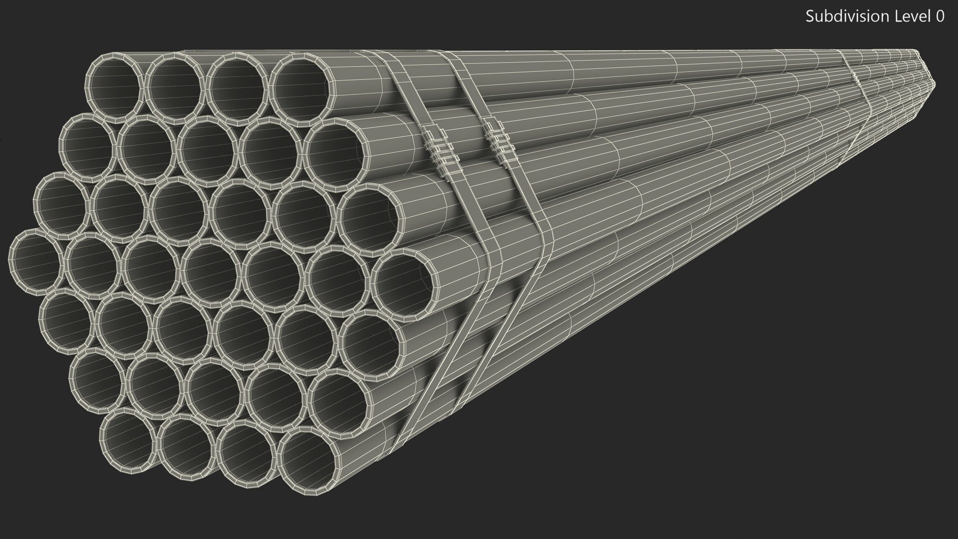 Plastic Pipes Bundle 6 Meters 3D Model - TurboSquid 2211533