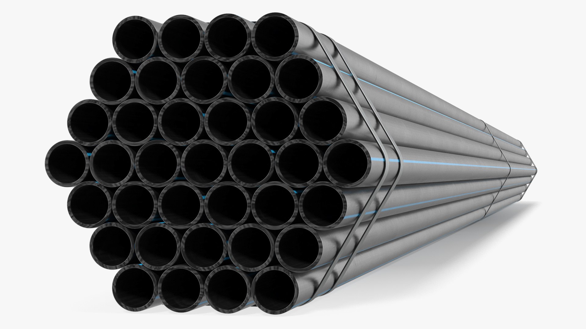 Plastic Pipes Bundle 6 Meters 3D Model - TurboSquid 2211533