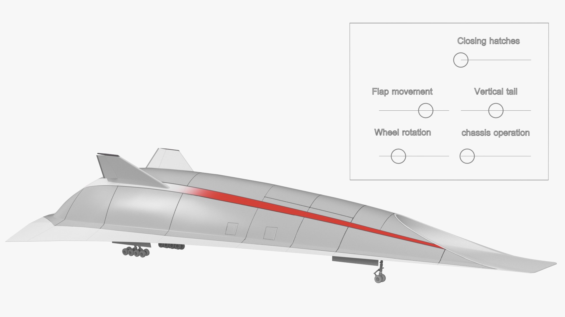 Futuristic Hypersonic Passenger Plane Rigged Model - TurboSquid 2325751