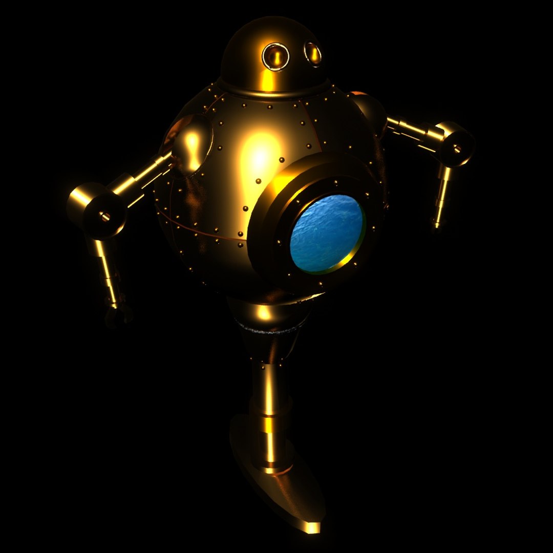 3D Chubby Robot Model - TurboSquid 1464994