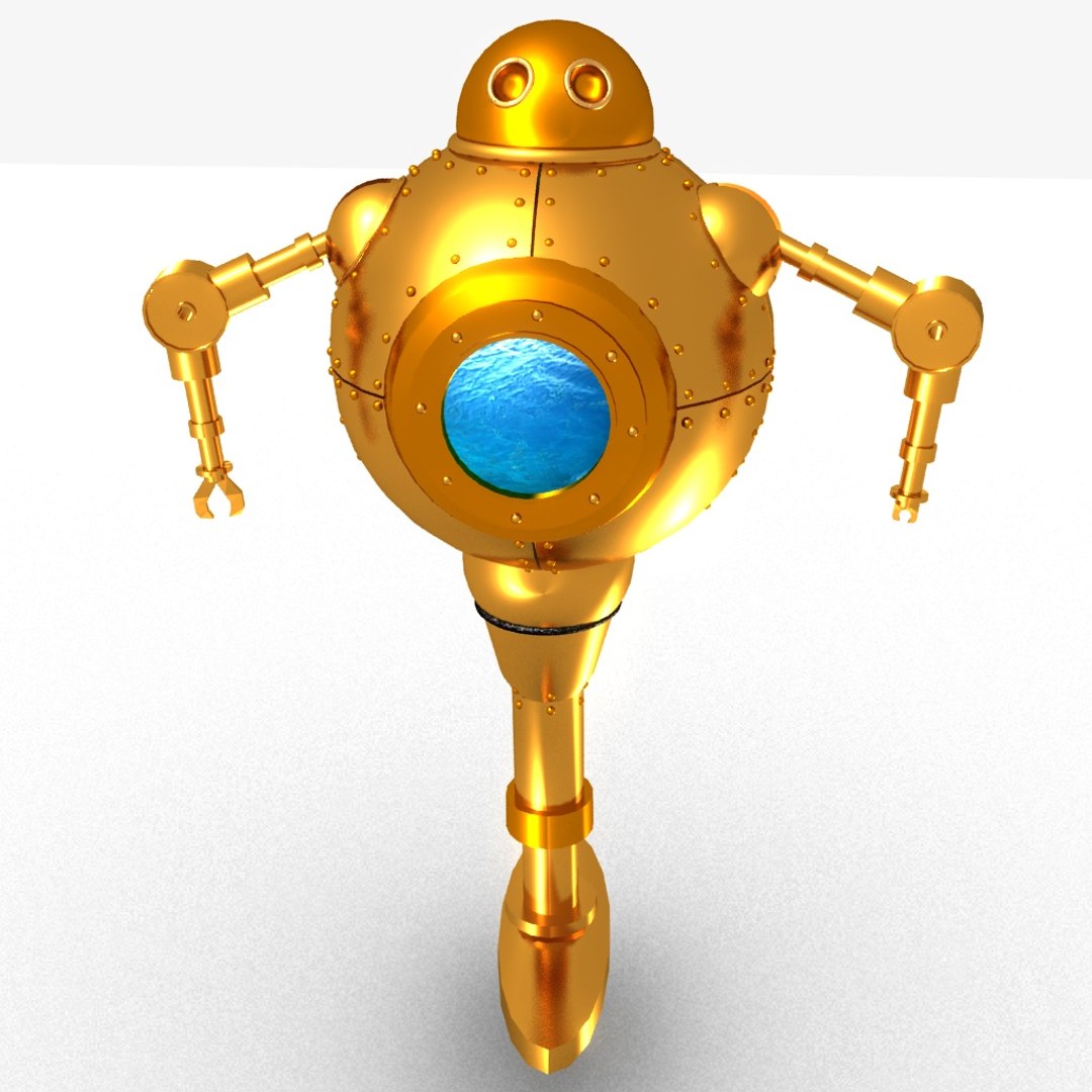 3D Chubby Robot Model - TurboSquid 1464994