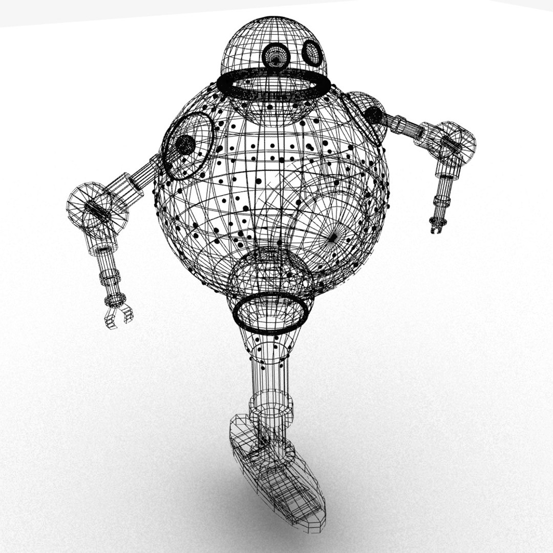 3D Chubby Robot Model - TurboSquid 1464994