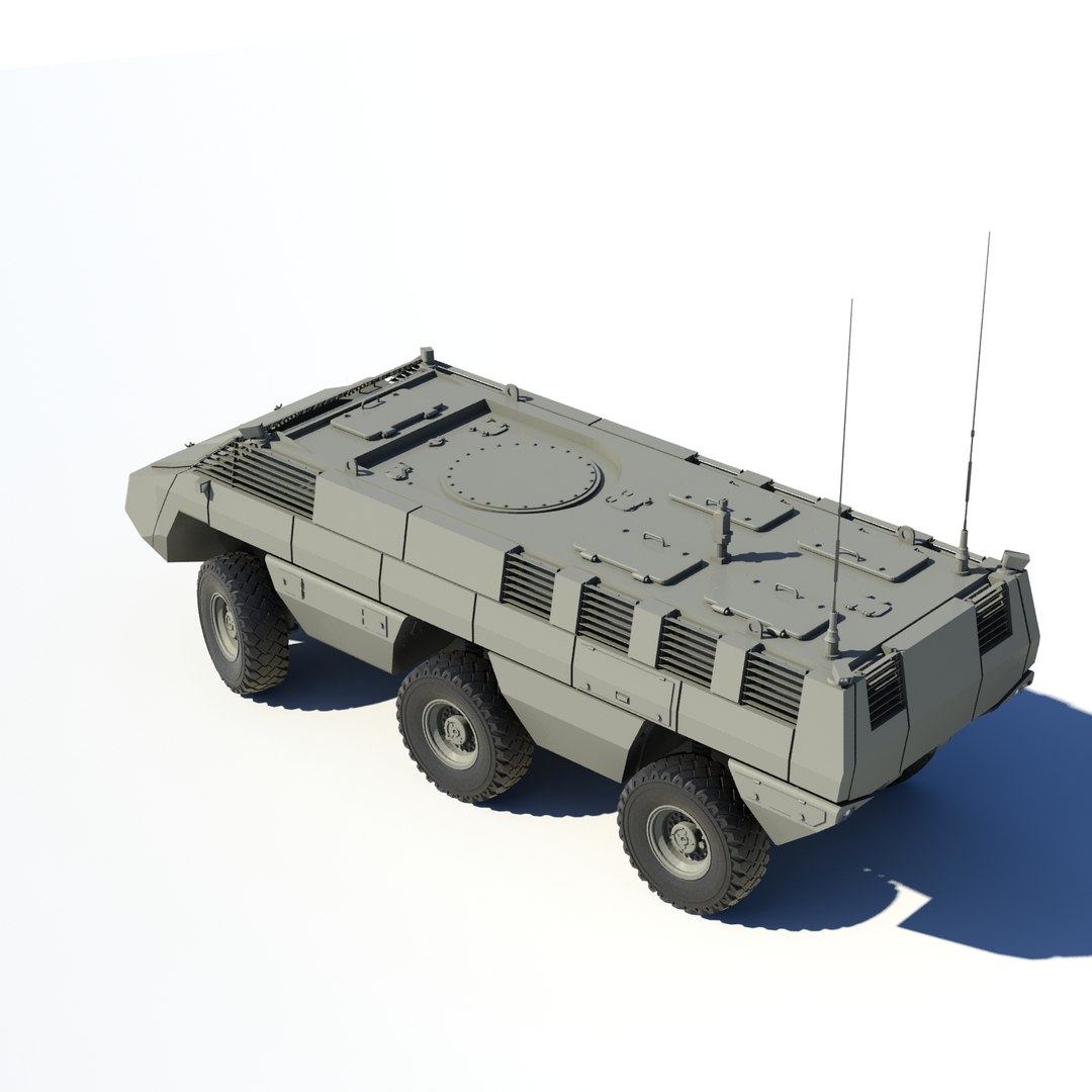 Mbombe Armoured Fighting 3d Model