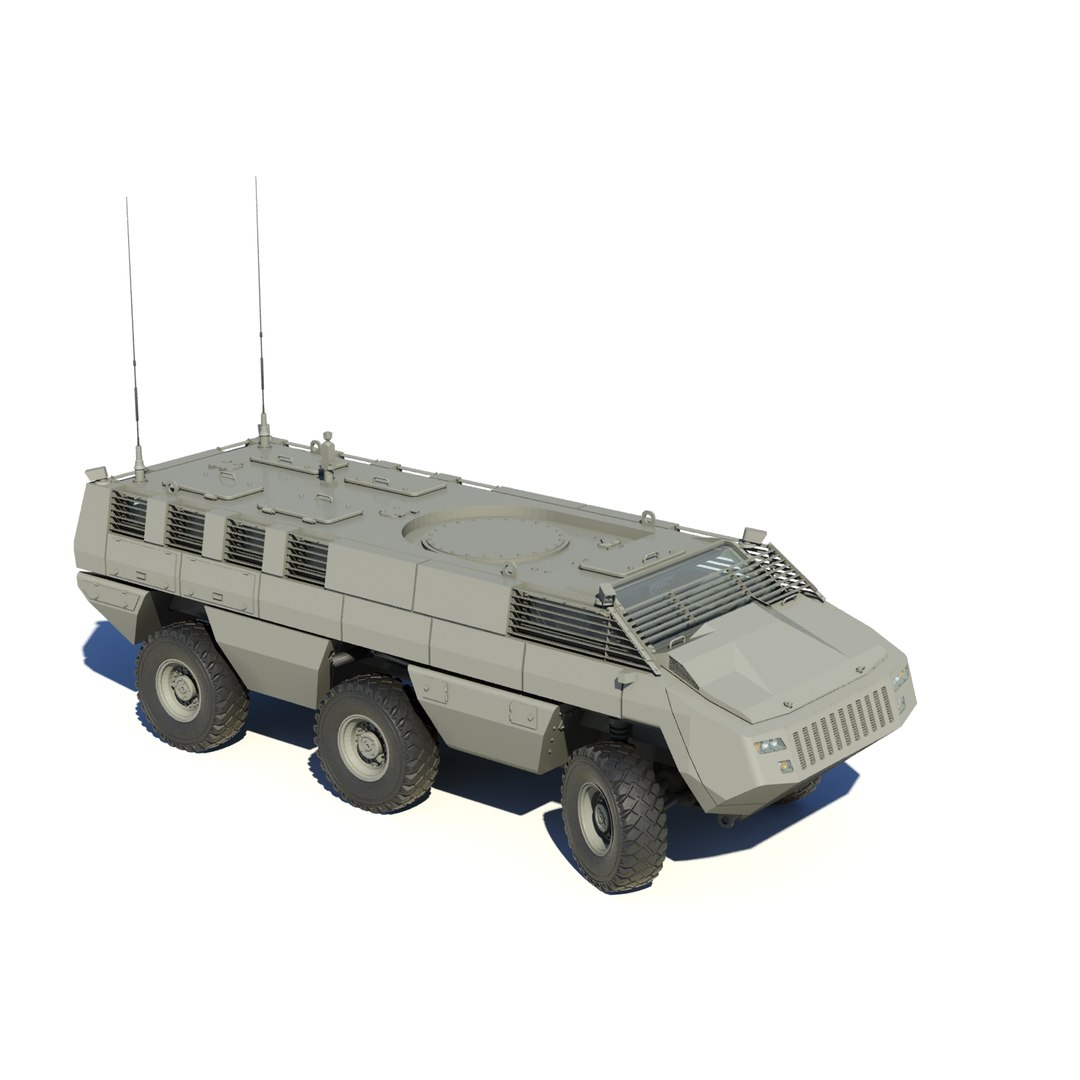 Mbombe Armoured Fighting 3d Model