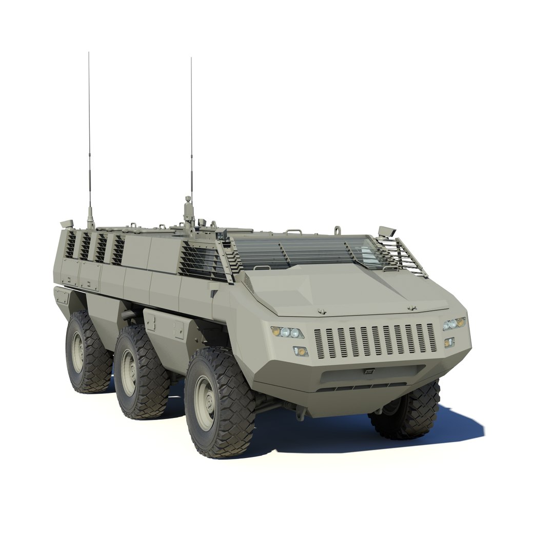 Mbombe Armoured Fighting 3d Model