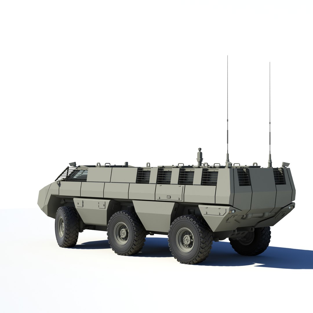 Mbombe Armoured Fighting 3d Model