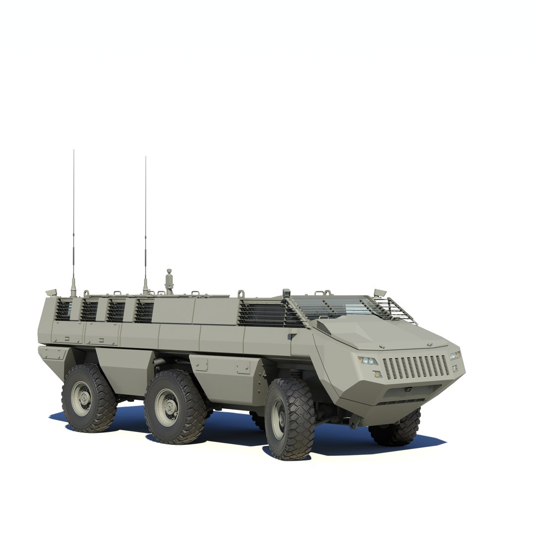 Mbombe Armoured Fighting 3d Model