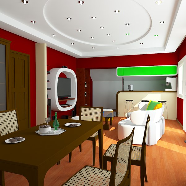 3d interior model