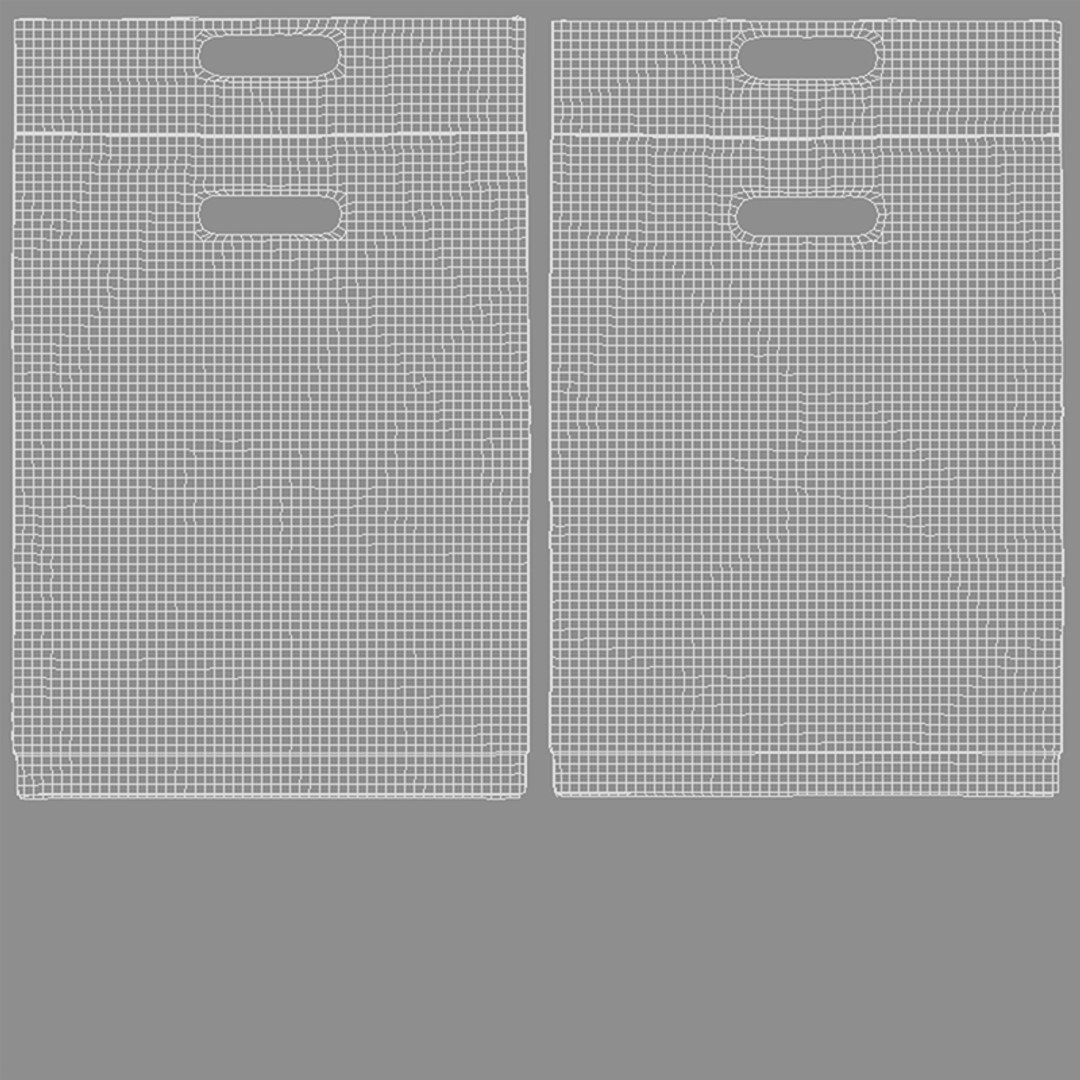 3D Plastic Bag Lying Set - 3 Bag Shapes - TurboSquid 1902974