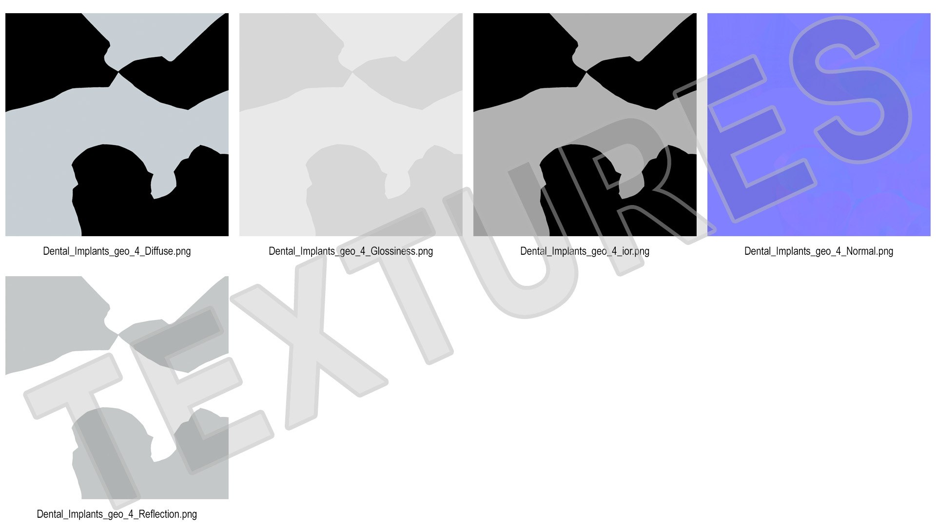 3D BCS Series Dental Implants 4 Cm Model - TurboSquid 2134040