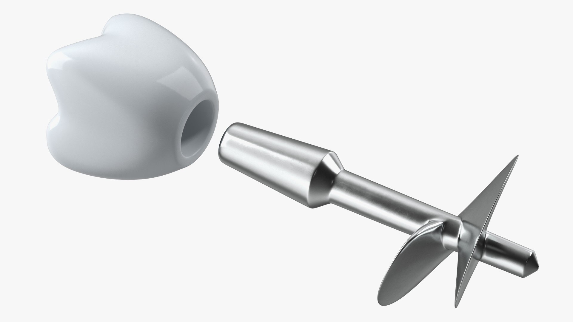 3D BCS Series Dental Implants 4 Cm Model - TurboSquid 2134040