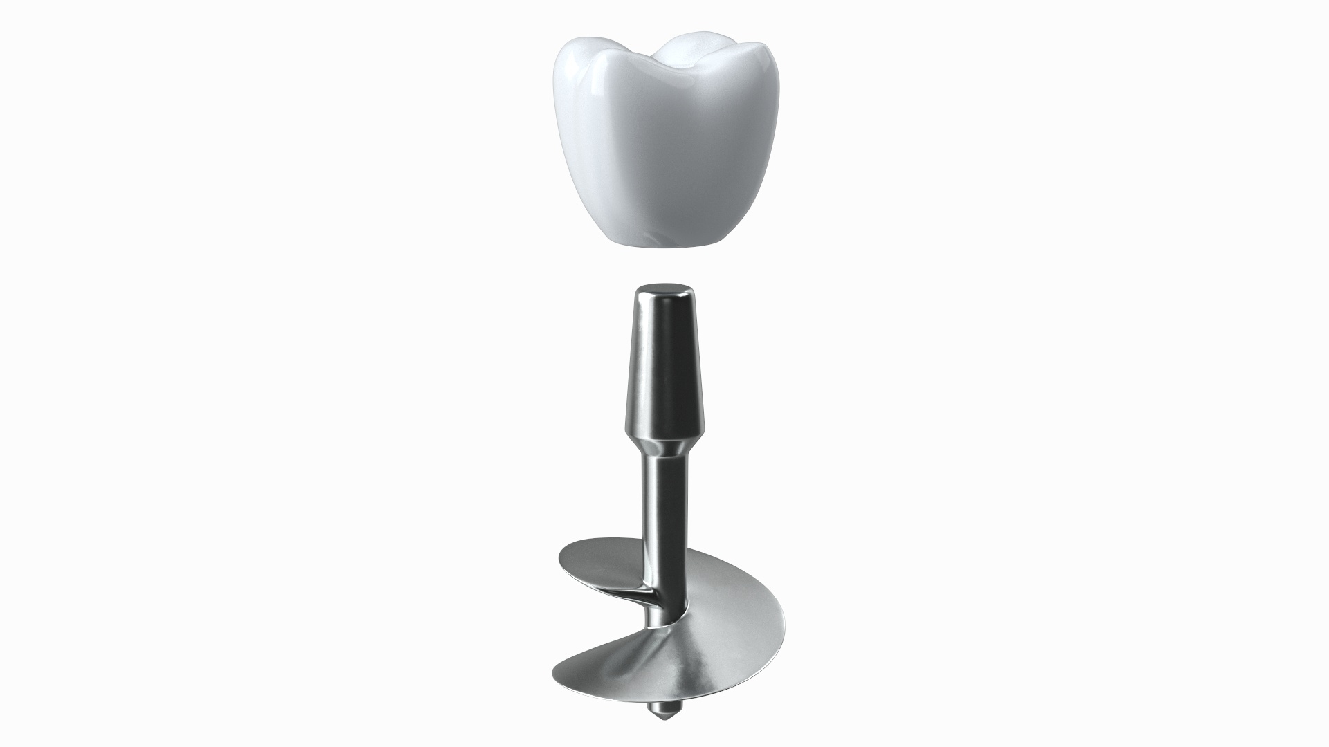 3D BCS Series Dental Implants 4 Cm Model - TurboSquid 2134040