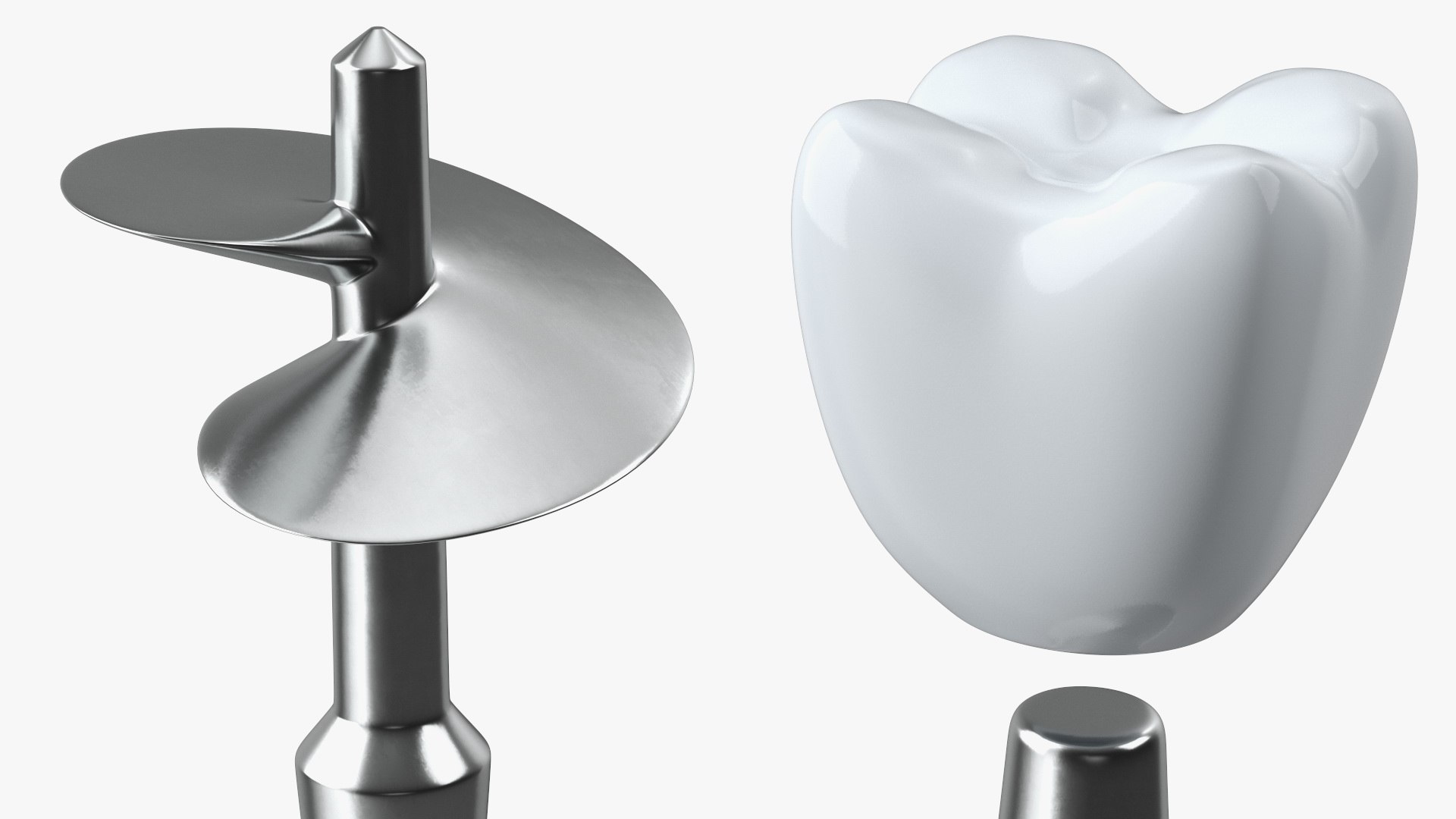 3D BCS Series Dental Implants 4 Cm Model - TurboSquid 2134040